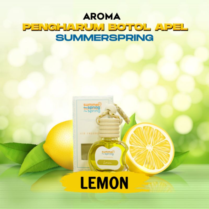 Jual Parfum Ruangan Dan Mobil Botol Apel SUMMERSPRING Lemon 10 ML ...