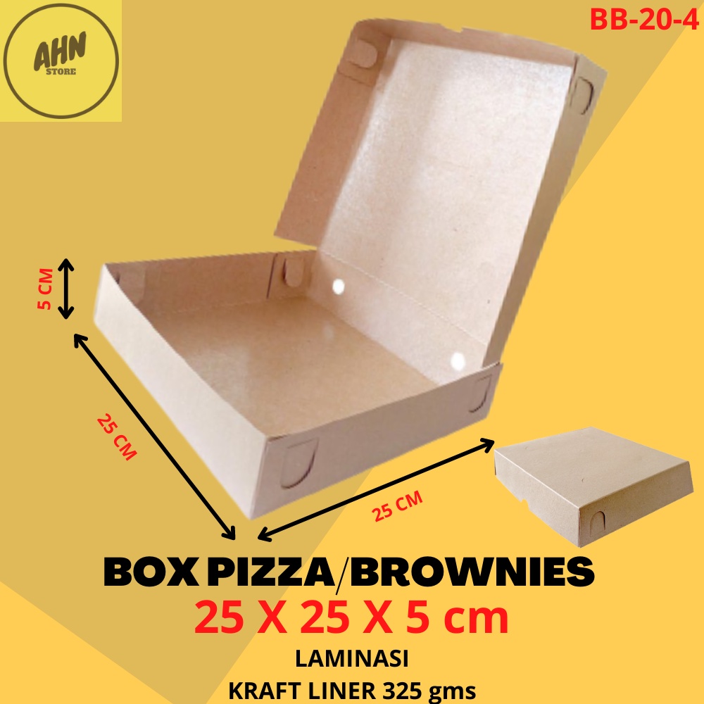 Jual KOTAK BOX PIZZA BROWNIES / KARDUS DUS BOX PIZZA JUMBO KUE MARTABAK ...