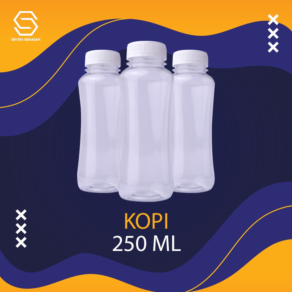 Jual Botol Plastik Kopi 250ml | Shopee Indonesia