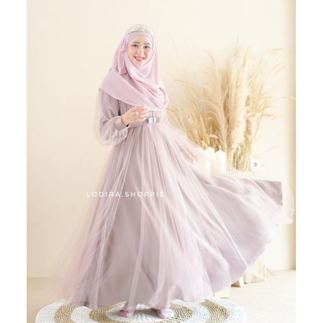 Jual Lodira Shoppie - Maryam Dress Syar'i Premium, Gaun Pesta, Wisuda ...