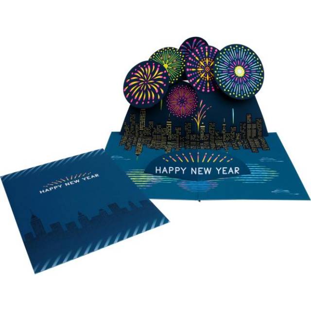 Jual Pop up Card New Year Fireworks papercraft | Shopee Indonesia
