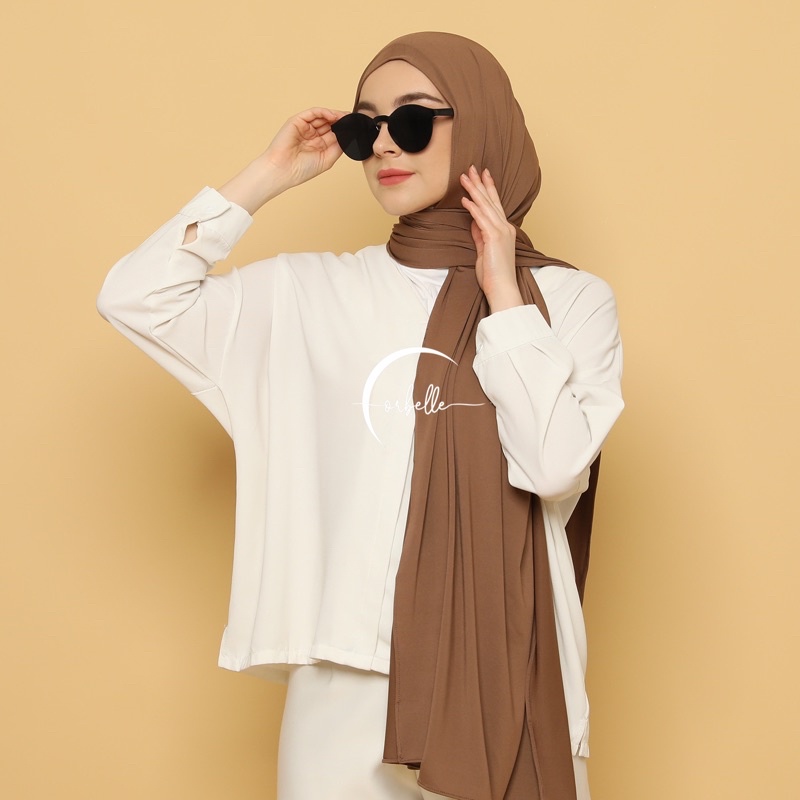 Jual PASHMINA KAOS JERSEY INSTAN | Shopee Indonesia