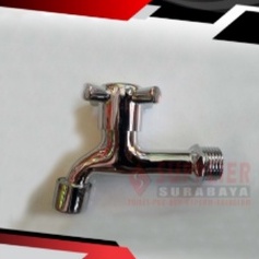 Jual Kran Air Tembok Full Chrome Premium Body | Shopee Indonesia