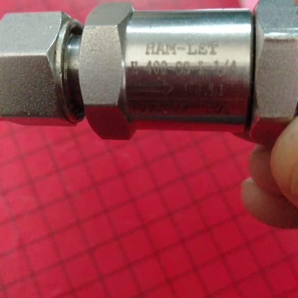 Jual Check valve stainless pipa 1/4" HAMLET | Shopee Indonesia