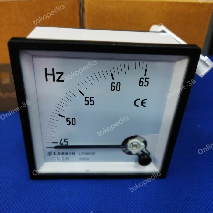 Jual Produk Terbaru Frekuensi Hz Analog Larkin 45-65Hz/220V 96X96 Lp ...