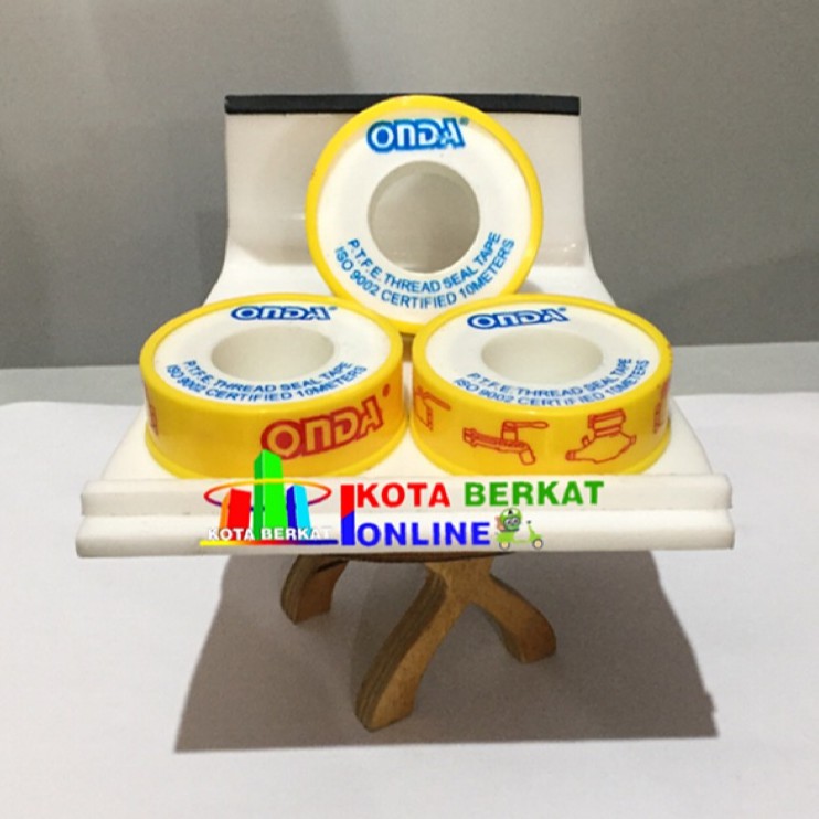 Jual SEAL TAPE ONDA KECIL 1/2 INCI / PTFE THREAD SEAL TAPE | Shopee ...