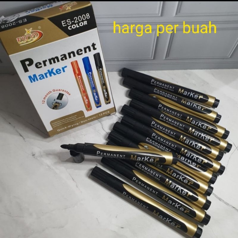 Jual spidol permanent sepidol alat tulis marker | Shopee Indonesia
