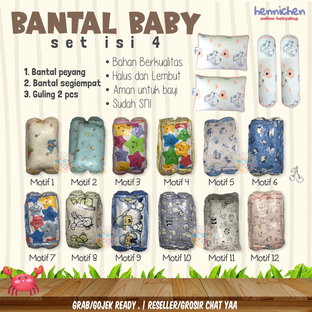 Jual OBAYITO BANTAL SET ISI 4 MOTIF OB-028 | Shopee Indonesia