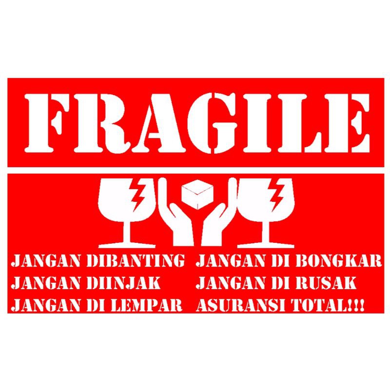Jual Sticker Fragile (Mudah Rusak) | Shopee Indonesia