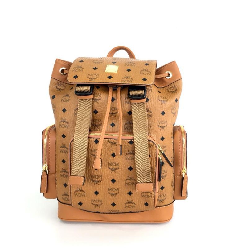 Jual MCM Brandenburg Backpack Small In Visetos | Shopee Indonesia