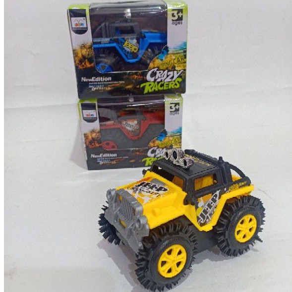Jual Mainan Anak Mobil Jungkir Balik Crazy Tipping Car Pakai Baterai ...