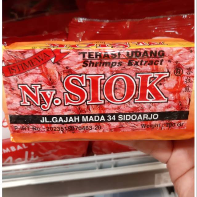 Jual Terasi Udang Ny. Siok**belacan Ny.Siok terasi udang sidoarjo asli ...