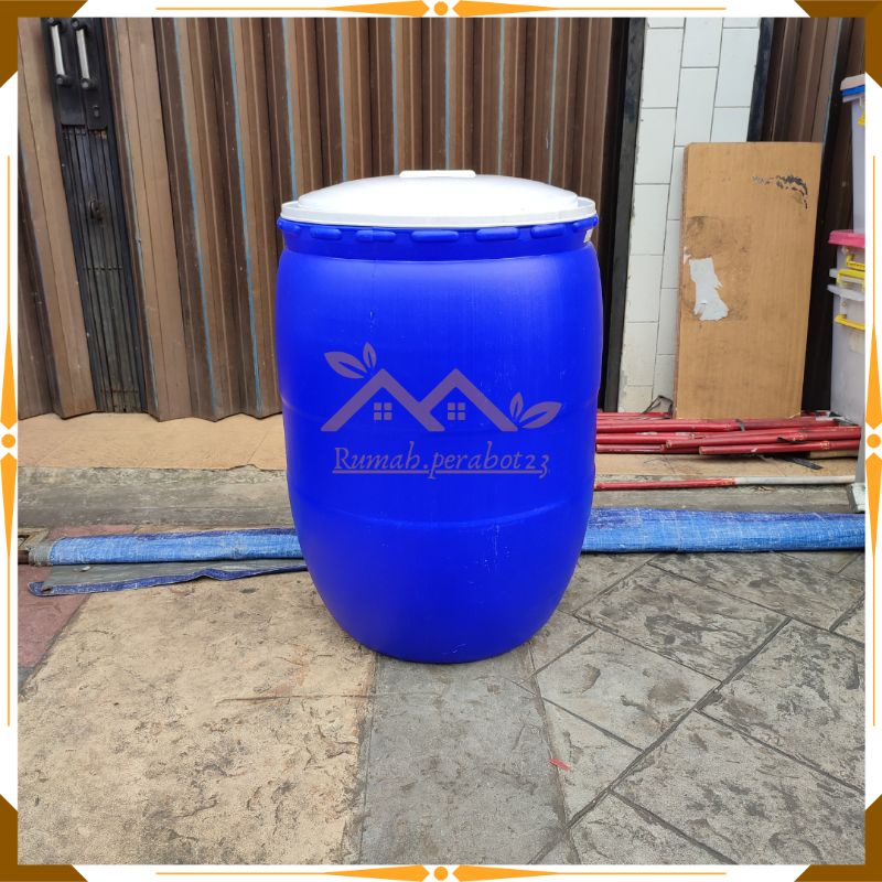 Jual Green Leaf Tong Air 60 90 120 150 180 230 Liter Tong Air Bulat ...