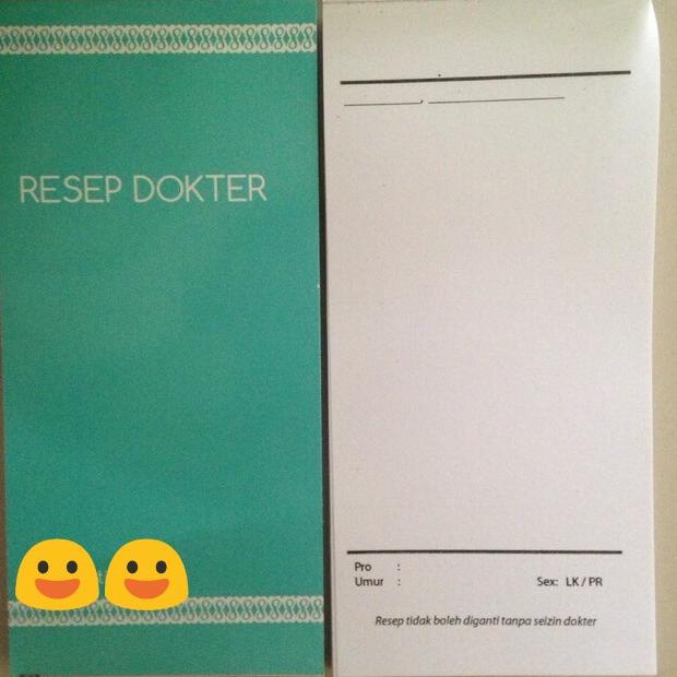 Jual RESEP DOKTER (DOKTER GIGI) | Shopee Indonesia