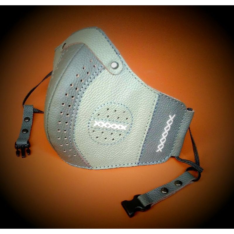 Jual masker motor keren kulit asli masker army kulit kombinasi masker ...