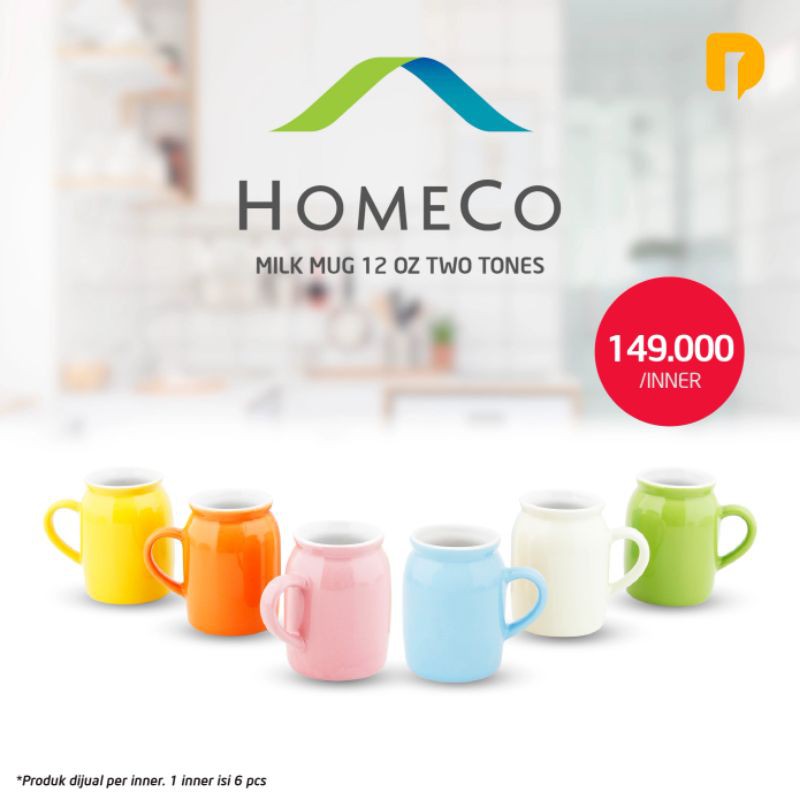 Jual Homeco Gelas keramik Milk Mug 12 Oz Two Tones / Rainbow mug / gelas warna warni / gelas ...