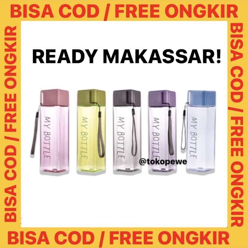 Jual Botol Minum My BOTTLE KOTAK - Botol Minum/ My bottle kotak ...