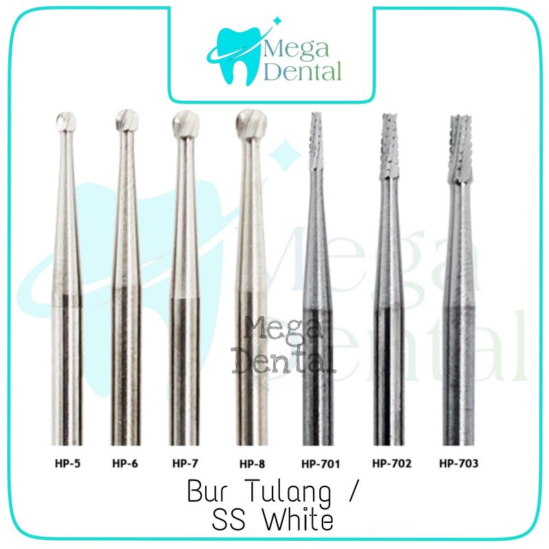 Jual DENTAL CARBIDE BUR TULANG High Speed SS White | Shopee Indonesia