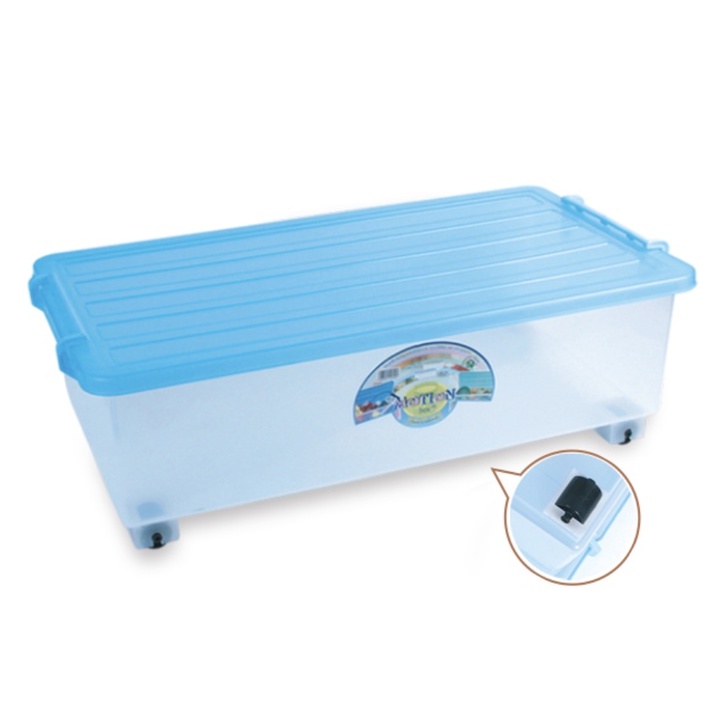 Jual Green Leaf 7814 Container Box Roda 44 Liter Storage Box ...