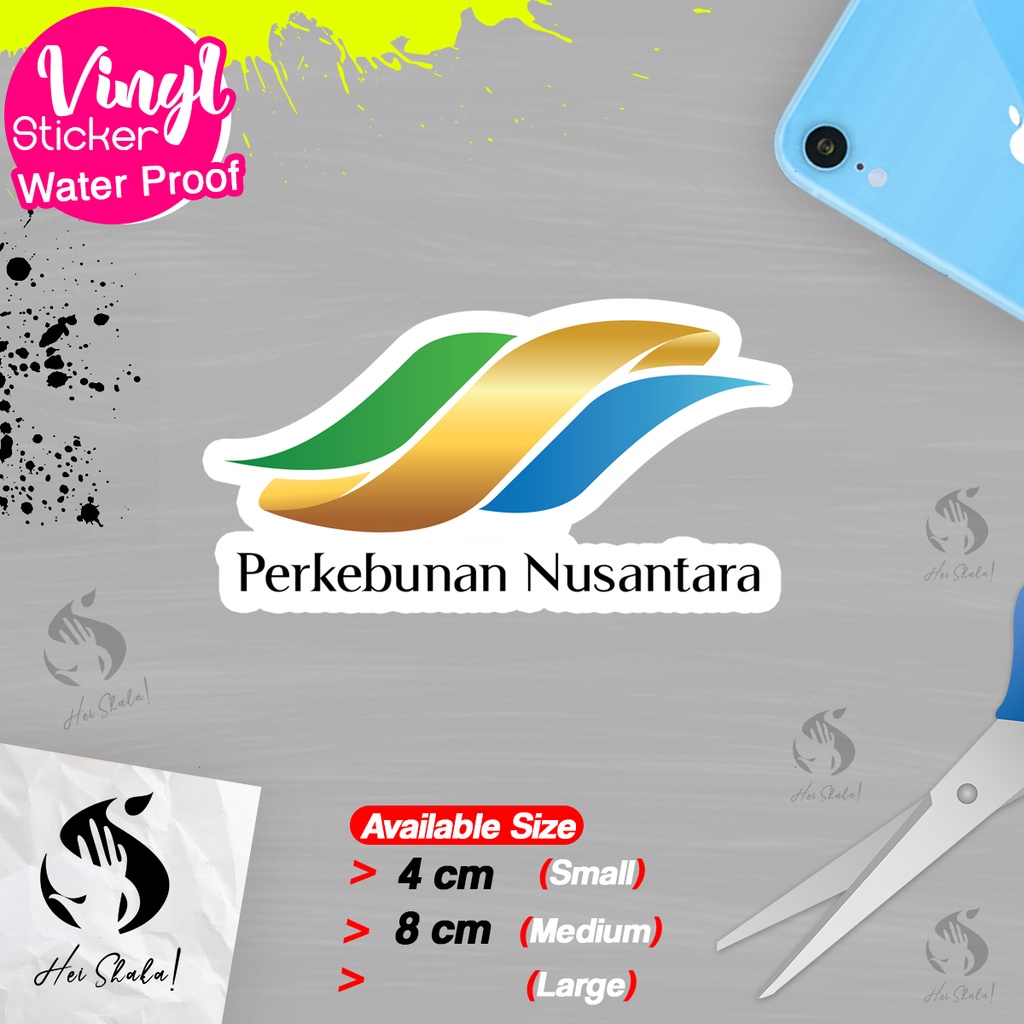 Jual Stiker Perkebunan Nusantara Sticker Logo Perusahaan BUMN Bahan ...