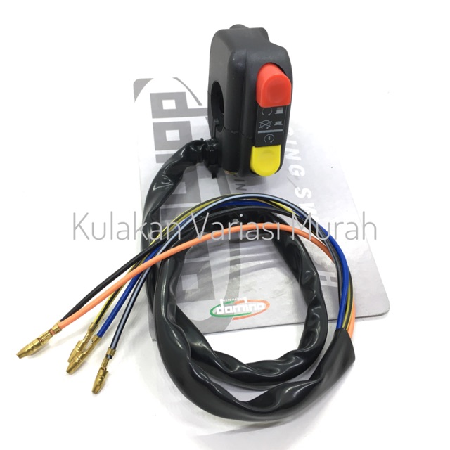Jual Saklar Kanan Starter Dan On Off Motor Universal Domino Klakson ...