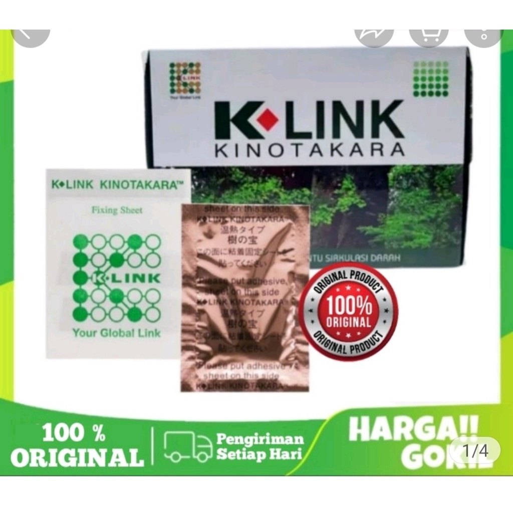 Jual K LINK KINOTAKARA - Koyo Penyerap Racun/Toksin Dalam Tubuh - Detox ...