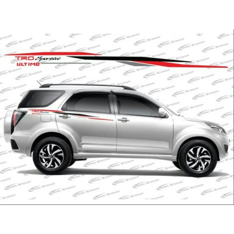 Jual STICKER MINIMALIS STIKER TRD SPORTIVO ULTIMO STIKER MOBIL FORTUNER ...