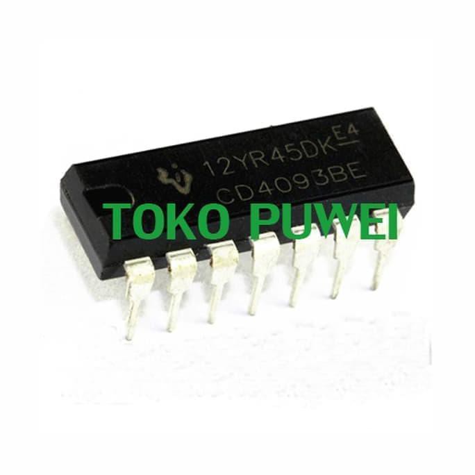 Jual Cd4093Be Cd4093 Nand Gate Schmitt Trigger Dip 14 Pin Bg87 Tkpw979 Ayo Beli | Shopee Indonesia