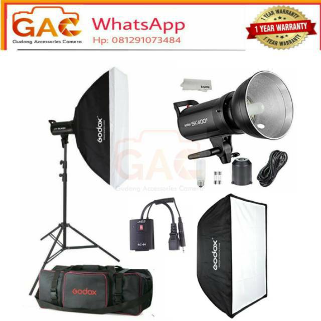 Jual Paket lampu studio GODOX sk400ii 1 lampu | Shopee Indonesia
