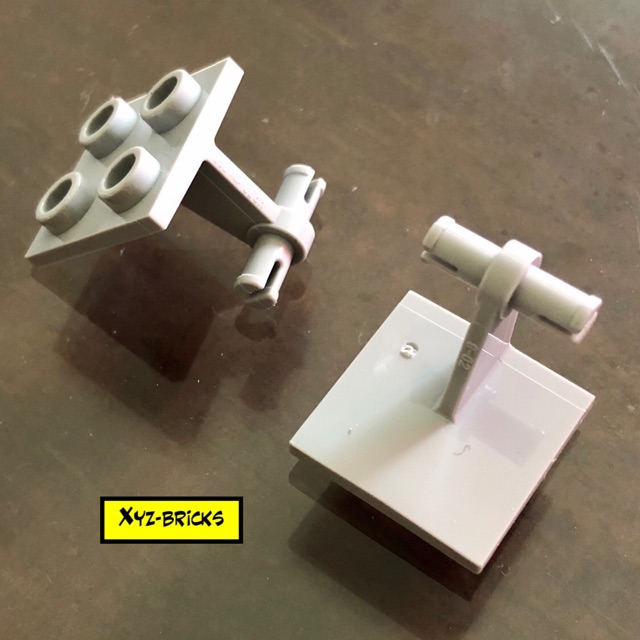 Jual LEGO PARTS 4211516 - Holder for Aeroplane Wheel Medium Stone Grey ...