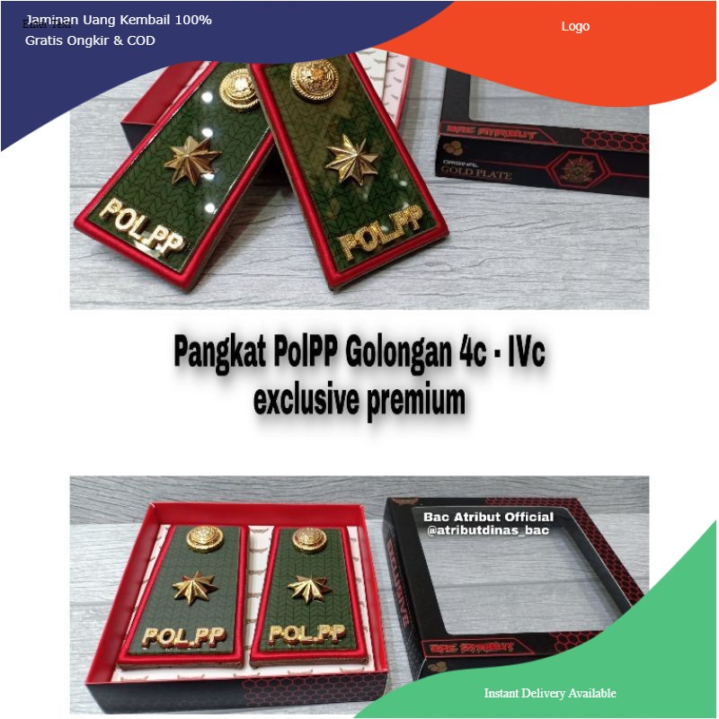 Jual ENK Pangkat PolPP Golongan 4c Premium | Shopee Indonesia