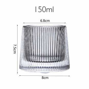 Jual One Two Cups Gelas Cangkir Spinning Whisky Wine Glass Cup 150ml ...