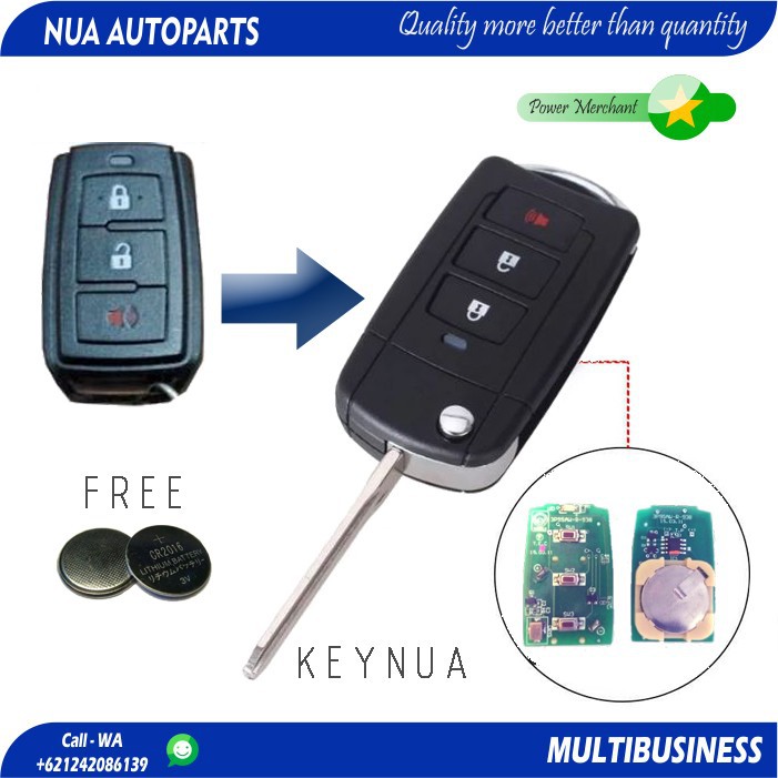 Jual Casing Kunci Lipat Flip Key Case mobil TOYOTA Avanza Etios A19 ...