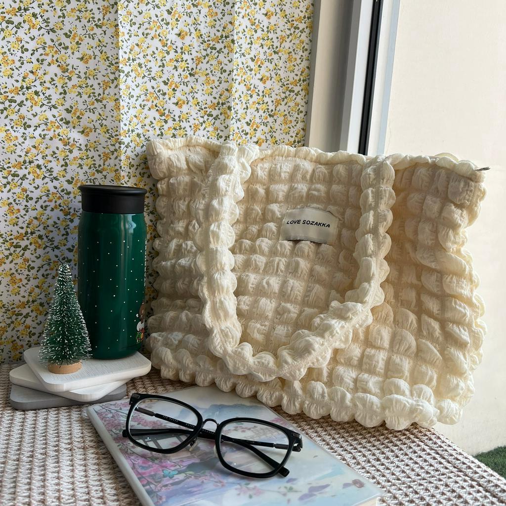 Jual Sozakka Puffy Bag - Tote Bag Puffy Selempang Wanita Tote Bag ...