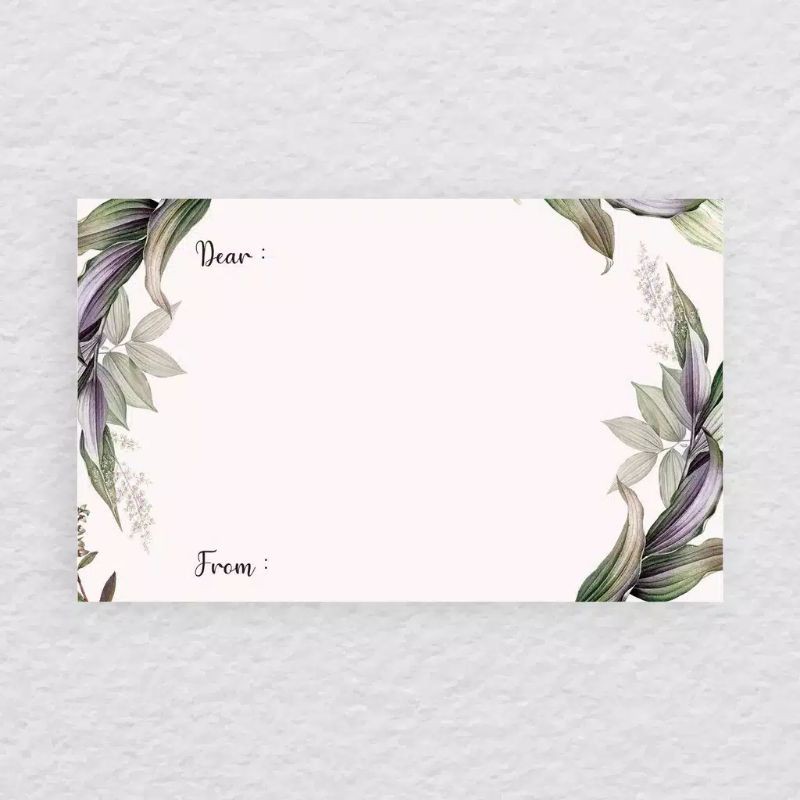 Jual KARTU UCAPAN - GREETING CARD FLORAL SHABBY | Shopee Indonesia