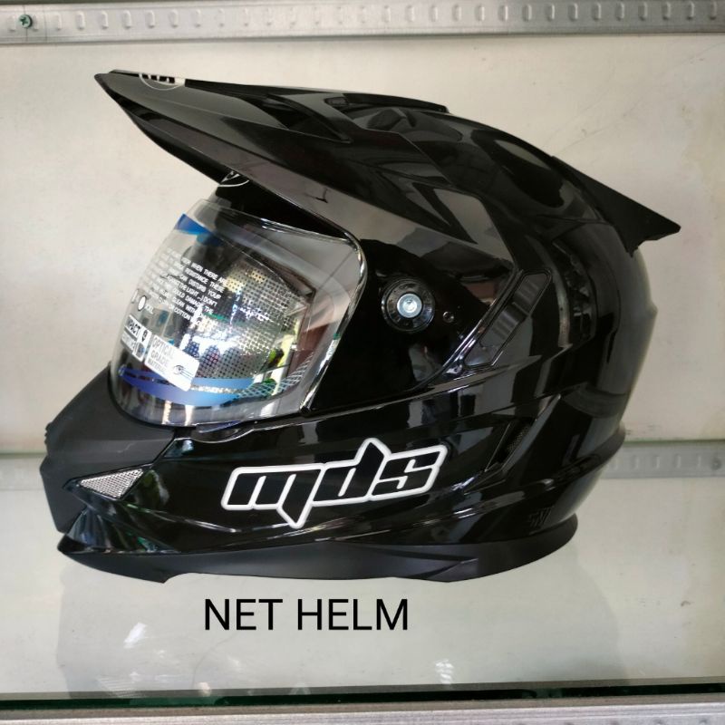 Jual HELM MDS SUPER PRO SOLID BLACK METALIK ONGKIR HANYA 2KG | Shopee ...