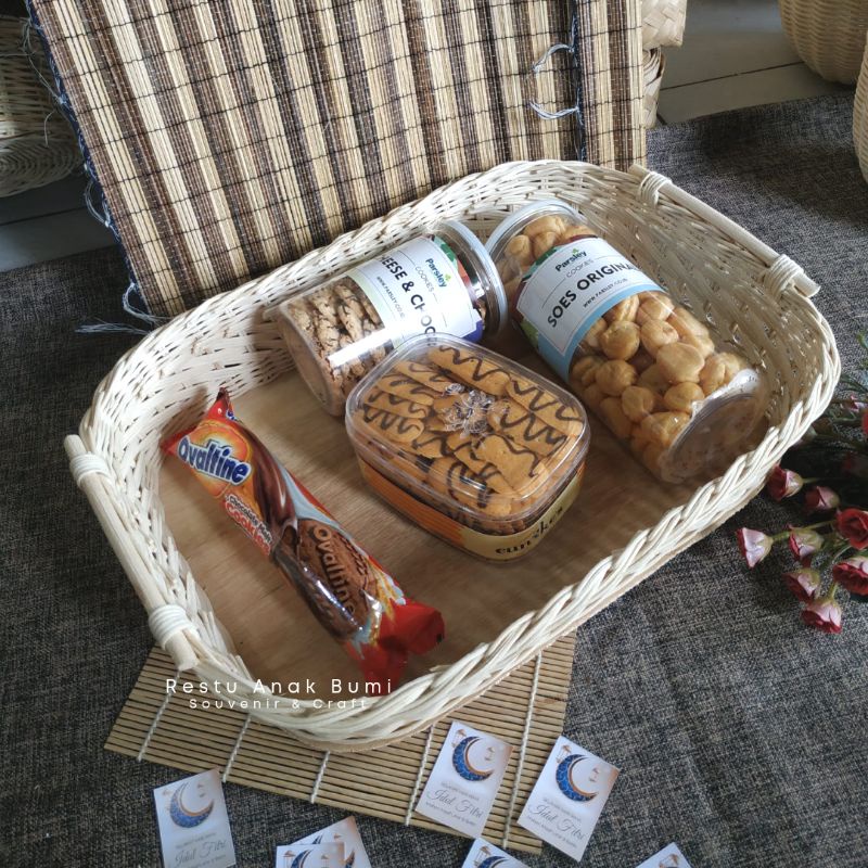 Jual Keranjang ROTAN PP PUTIH 1 SET - box hantaran seserahan - box ...