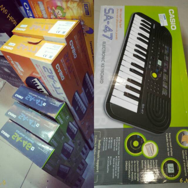 Jual Keyboard Casio sa47 keyboard mini | Shopee Indonesia