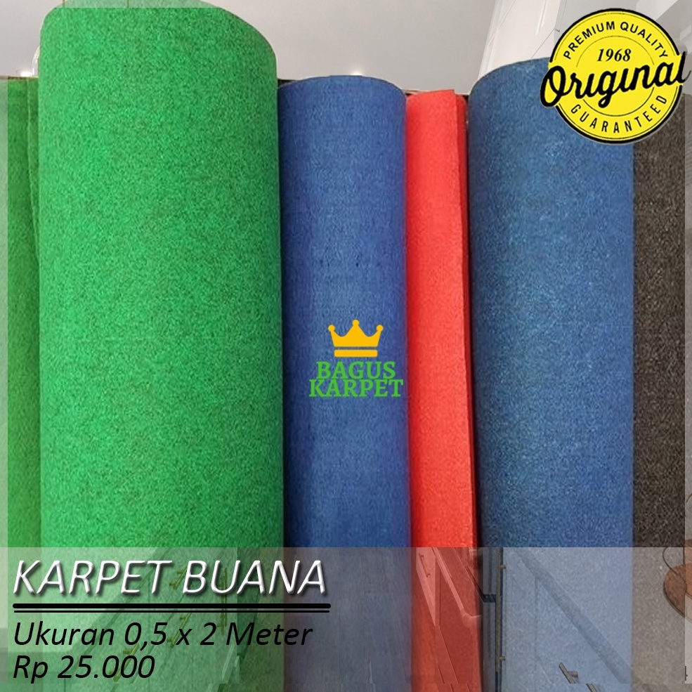 Jual iNstansday- BagusKarpet - Karpet BUANA BLUDRU POLOS Meteran SUPER BUANA MURAH Mushola ...