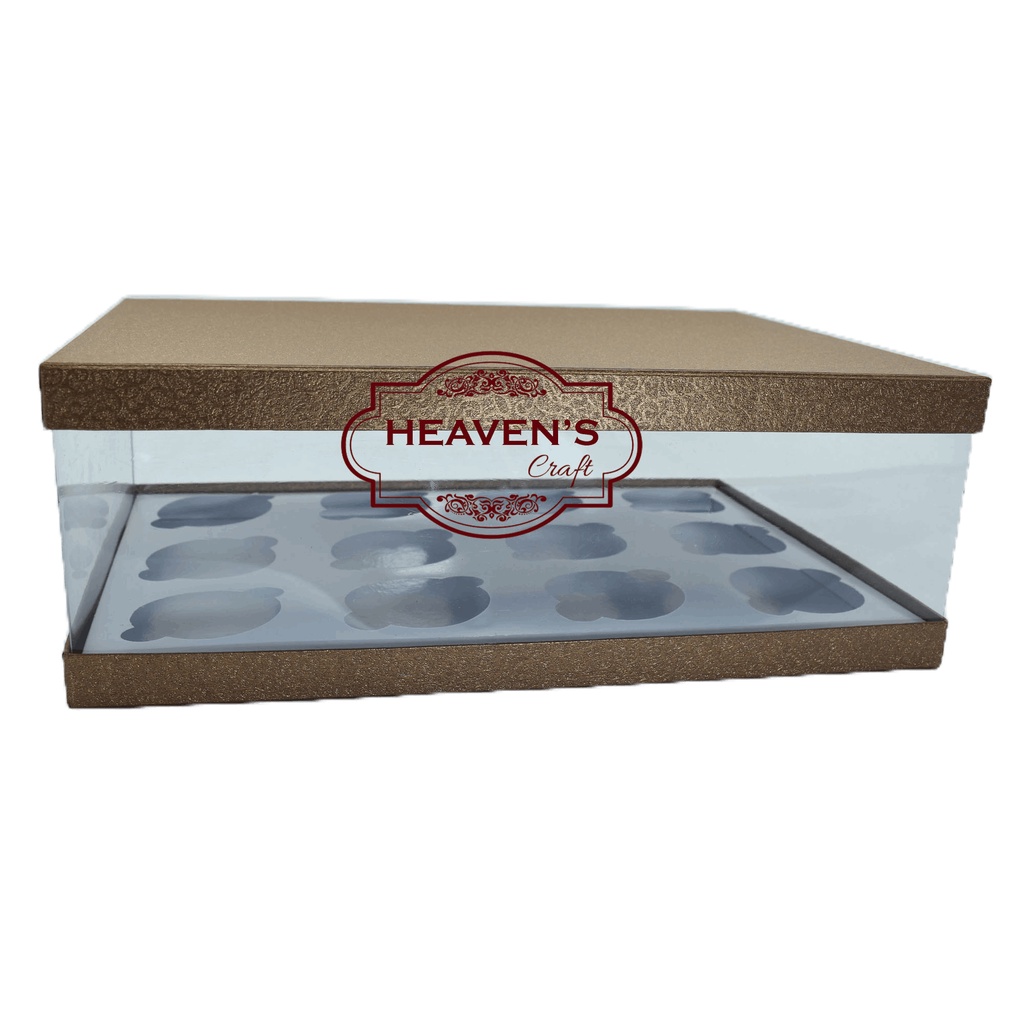 Jual Box cupcake isi 12 (keliling mika) | Shopee Indonesia