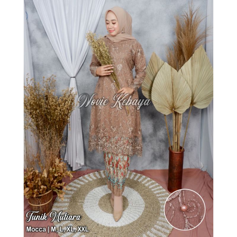 Jual BATIK SET KEBAYA TUNIK MUTIARA | Shopee Indonesia
