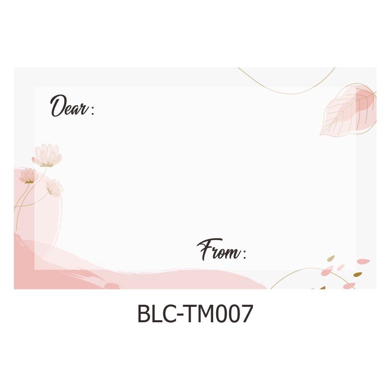 Jual Kartu Ucapan Kosong - Greeting Card - Blank Card - Gift Card ...