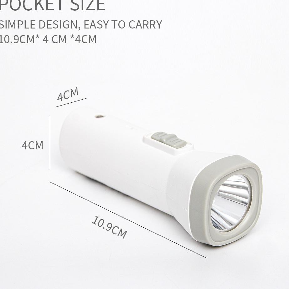 Jual Pr0duk kekinian MINISO Lampu Senter Flashlight Led Pengisi Daya ...