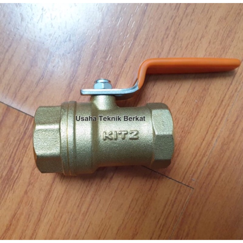 Jual Ball valve kitz kuningan 3/4” inch asli original | Shopee Indonesia