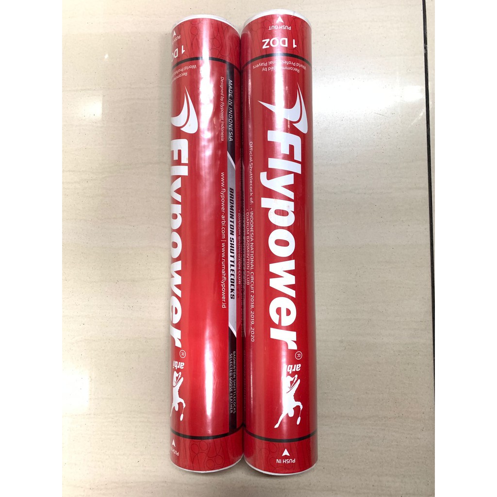 Jual Suttlecock Bulutangkis Kok Badminton Flypower Merah / Kok Spin ...