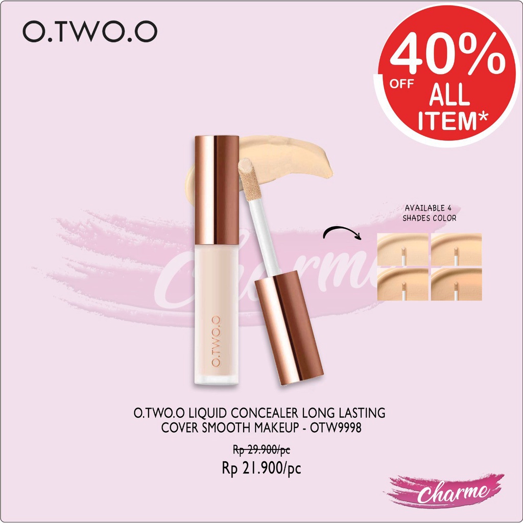 Jual (READY & ORI) O.TWO.O Otwoo Liquid Concealer Long Lasting Cover ...