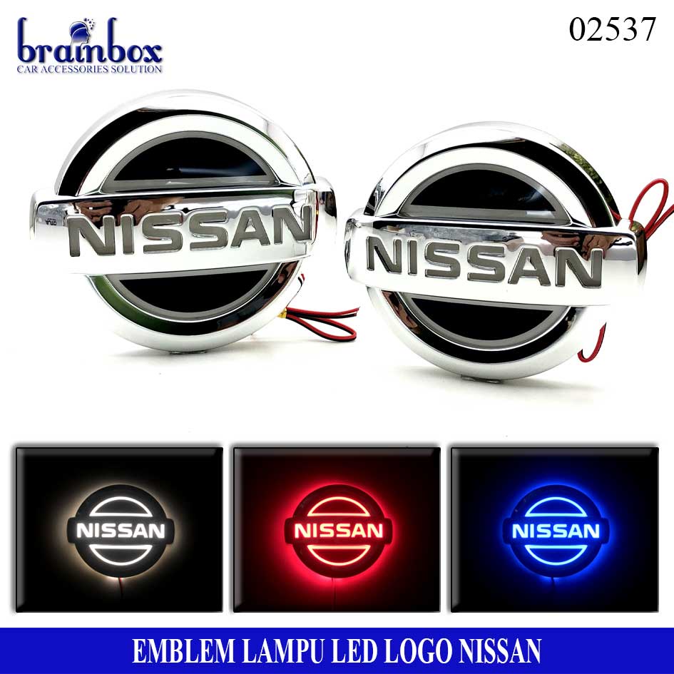 Jual HIGH QUALITY Car Logo Light Nissan Emblem Mobil Lampu Car Logo LED ...