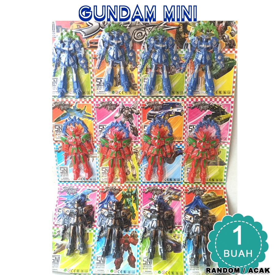 Jual Mainan Figure Robot Gundam Mini - SATUAN acak - GUNDAM MINI SATUAN ...