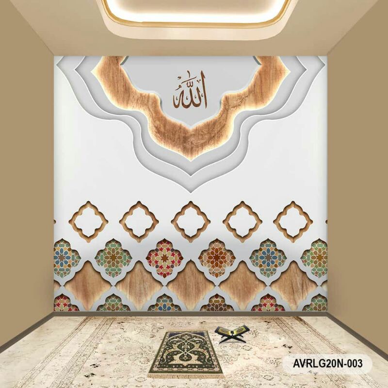 Jual Wallpaper Mimbar Masjid Wallpaper Mihrab Masjid Gold Wallpaper ...