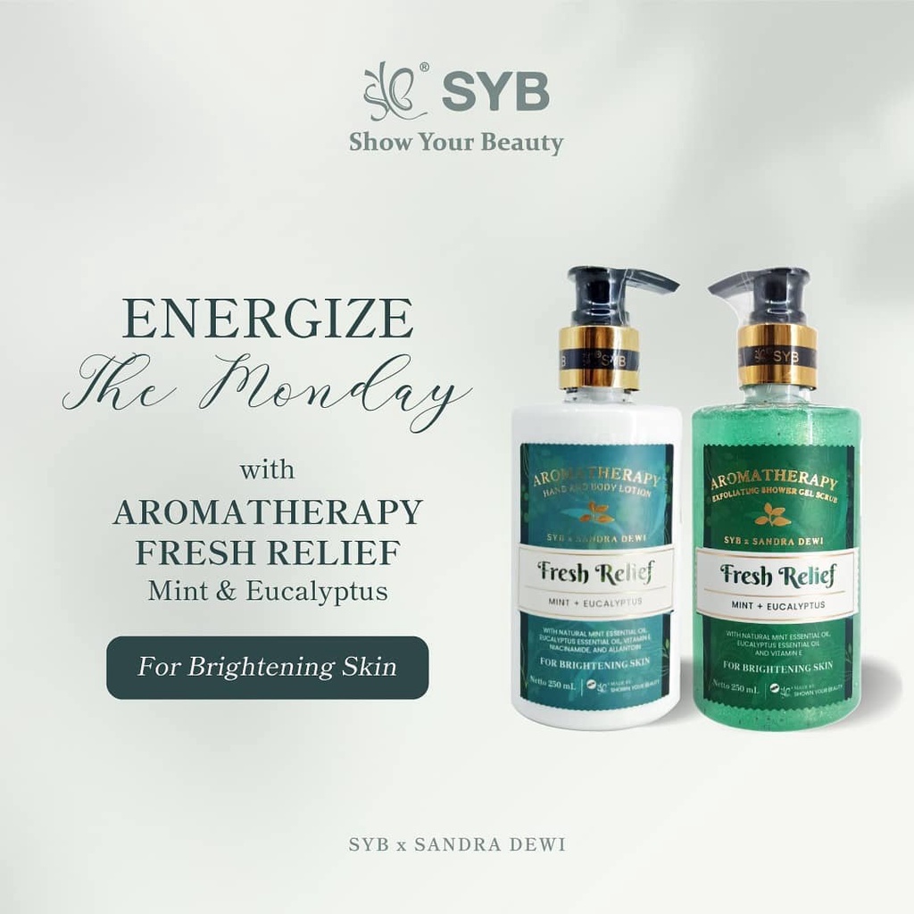 Jual SYB Forte x Sandra Dewi Aromatherapy Exfoliating Shower Gel Scrub ...